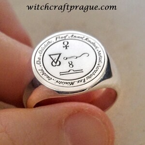Witchcraft Archangel Anael Sigil Ring Alchemy Amulet - Etsy