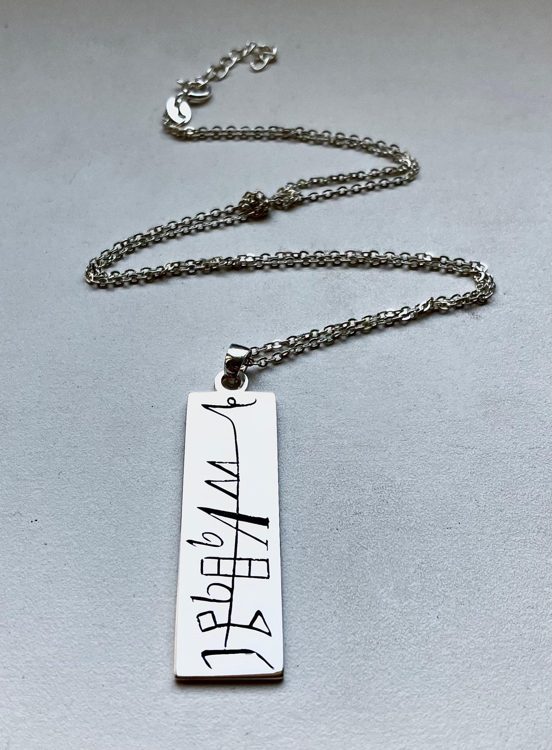 Archangel Gabriel Necklace, Angel Sigil Pendant, Divine Blessing Amulet ...