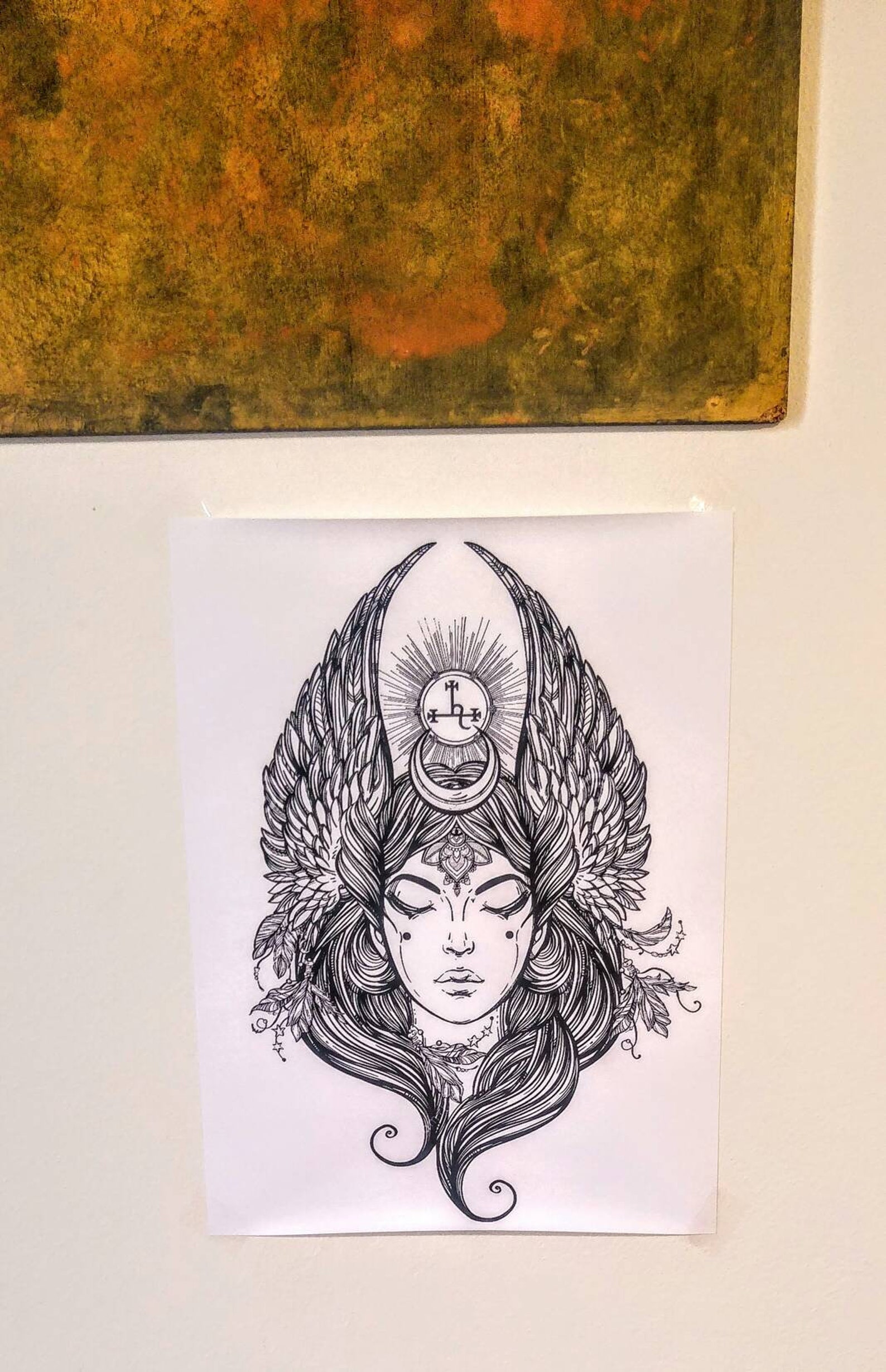 Lilith Poster With Her Demon Sigil Witchcraft | Etsy