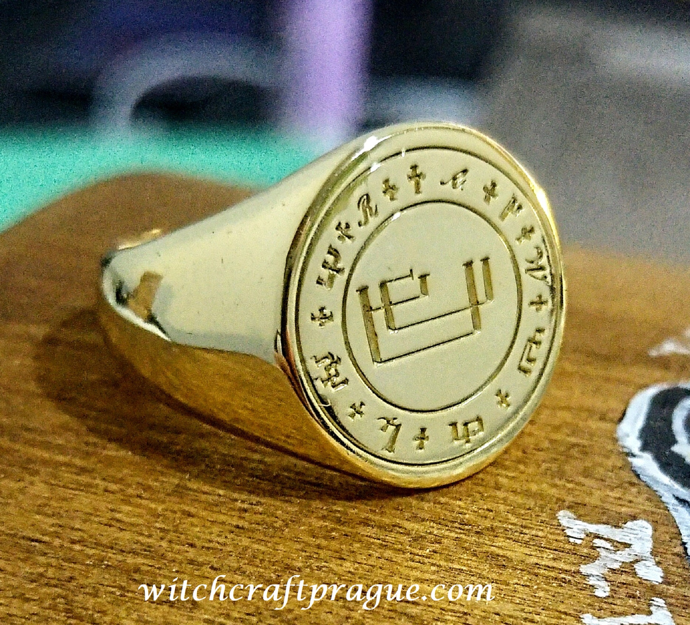 Witchcraft Olympic Spirits Ring Amulet Bethor Seal, Wealth Talisman ...