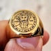 Seal of Solomon First Pentacle of the Sun Lesser Key Ring and Necklace ...