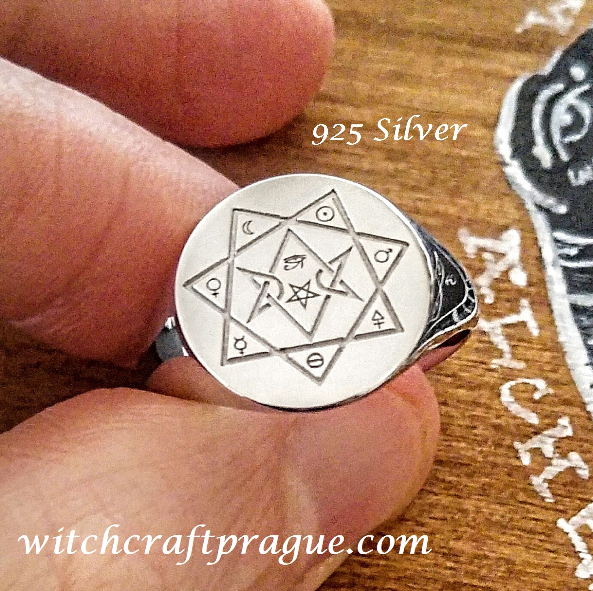 Alchemy Thelema Seal Ring Occult Amulet Witchcraft Talisman Unisex - Etsy