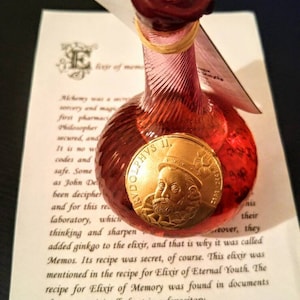 Alchemy Memory Potion Authentic Witchcraft Elixir Bottle Medieval Magic ...