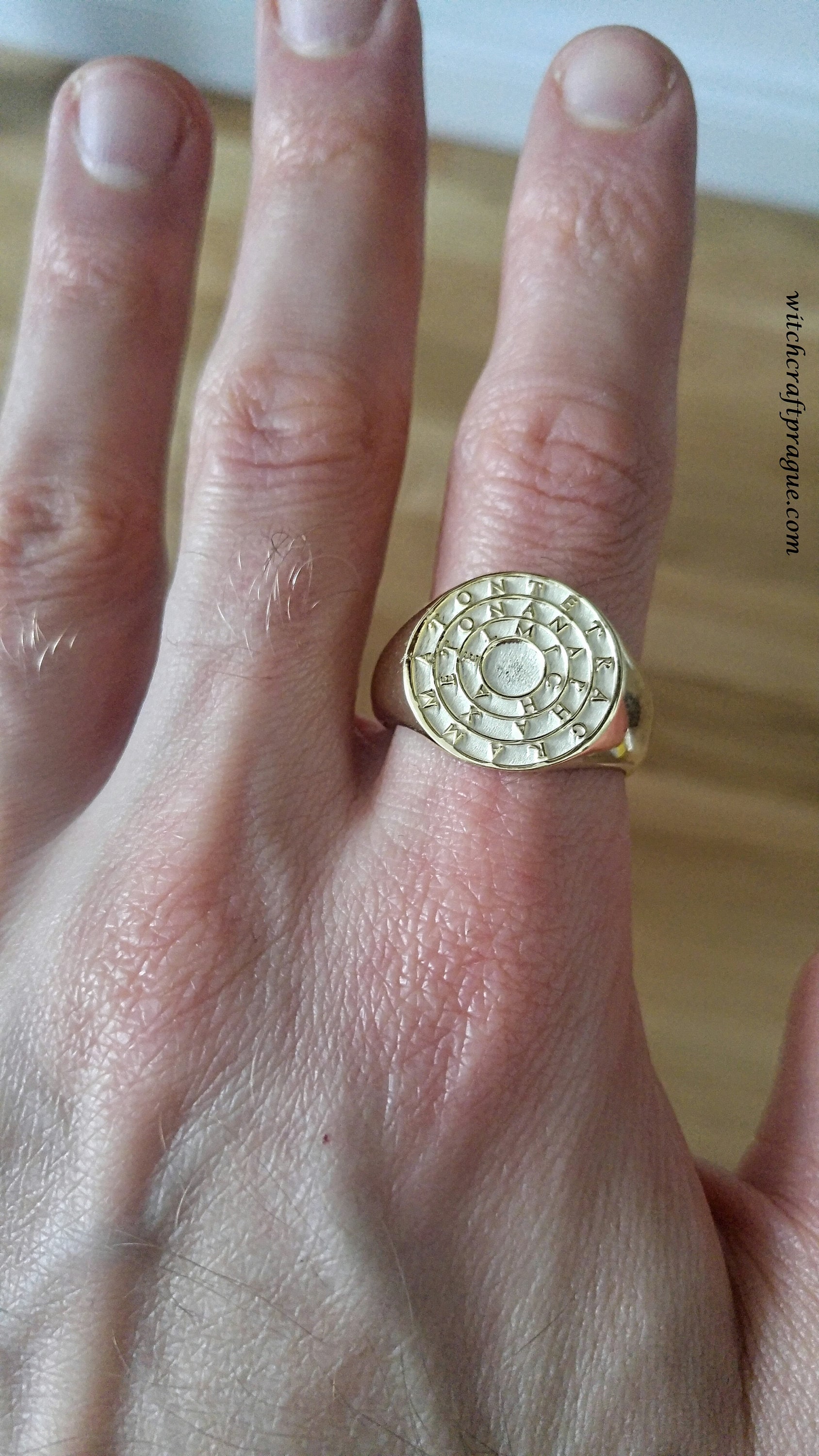 Seal of Solomon Magic Ring Goetia Amulet Witchcraft Talisman for ...