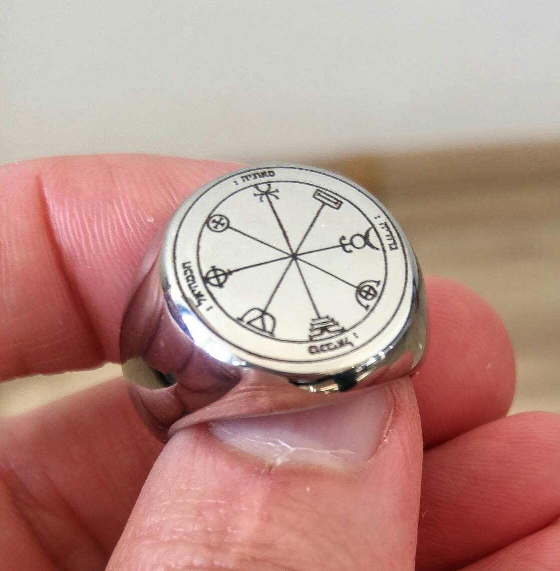 Witchcraft Third Pentacle of Mercury Ringseal of Solomon - Etsy