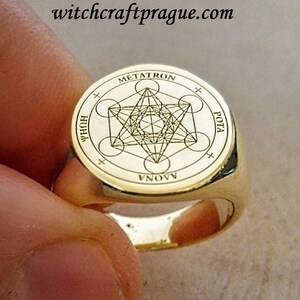Archangel Metatron Sigil Ring Witchcraft Amulet Alchemy Talisman - Etsy
