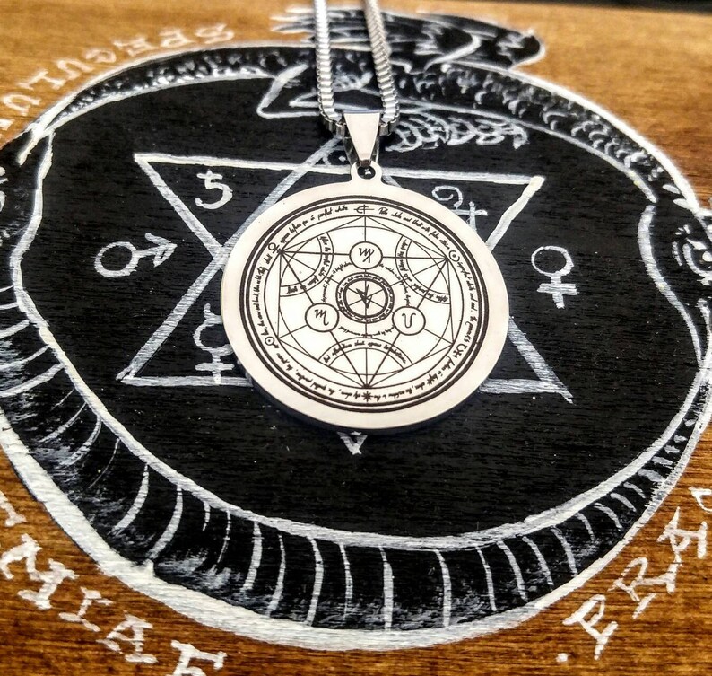 Alchemy Protection Necklace Witchcraft Amulet Wicca Talisman - Etsy