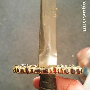 Hand Forged Witchcraft Atheme Dagger With Sacred Amethyst-inlaid Stones ...