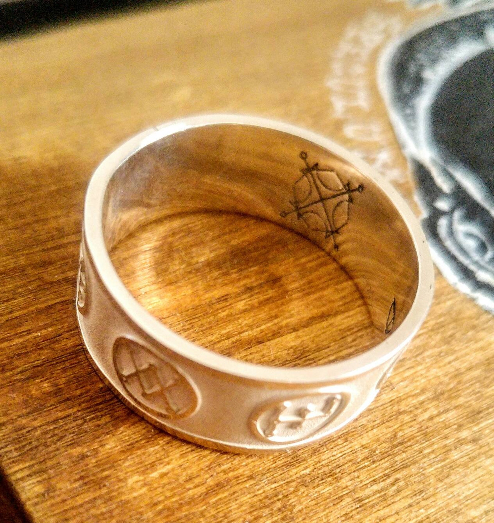 Witchcraft Archangels Ring 925 Silver Alchemy Amulet - Etsy