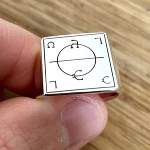 John Dee PELE Ring, Enochian Talisman, Angelic Amulet - Etsy