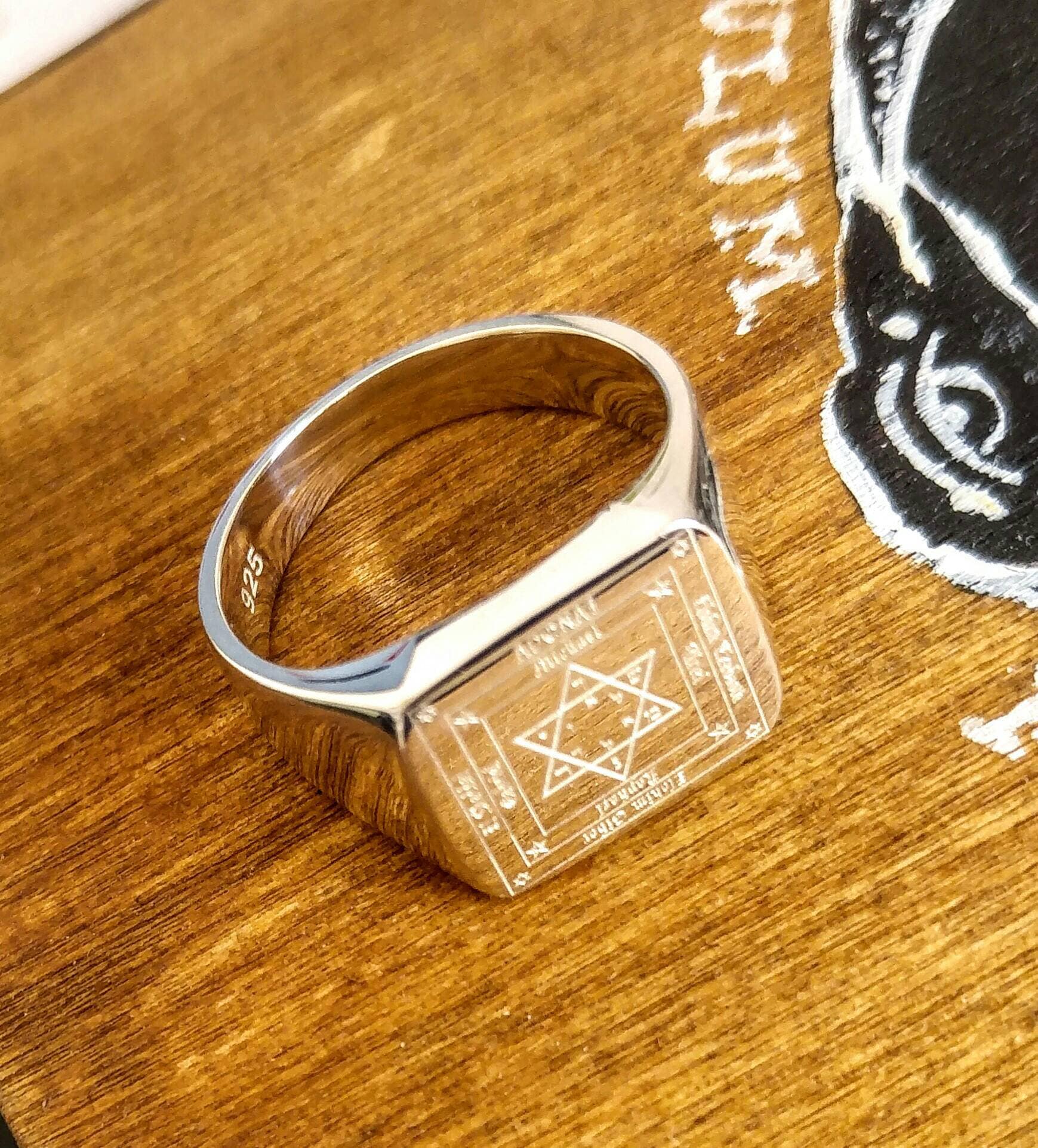 Alchemy God seal ring witchcraft amulet alchemy talisman | Etsy