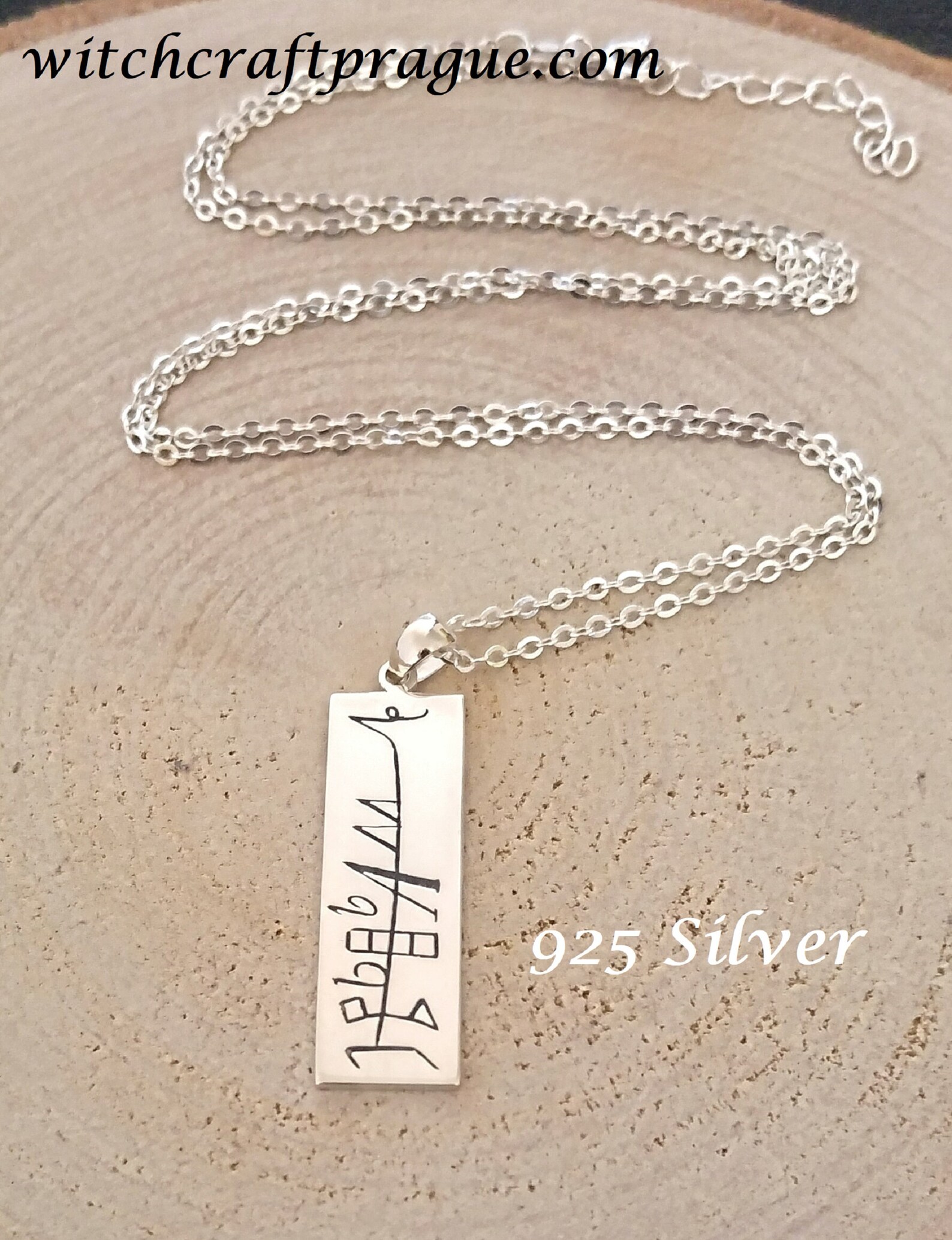 Archangel Gabriel Necklace, Angel Sigil Pendant, Divine Blessing Amulet ...
