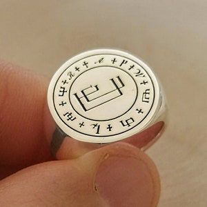 Witchcraft Olympic Spirits Ring Amulet Bethor Seal, Wealth Talisman ...