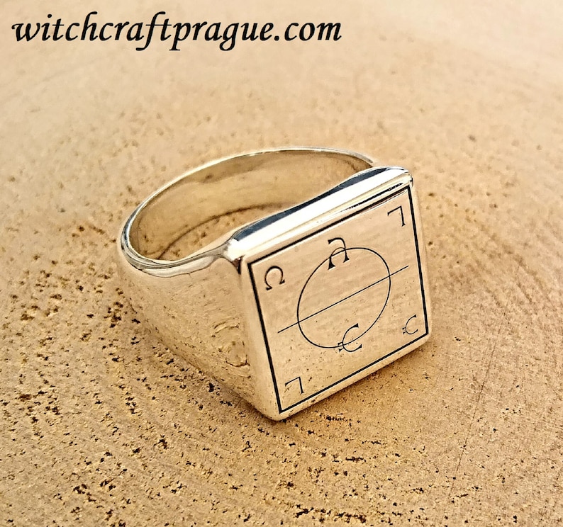 John Dee PELE Ring, Enochian Talisman, Angelic Amulet - Etsy