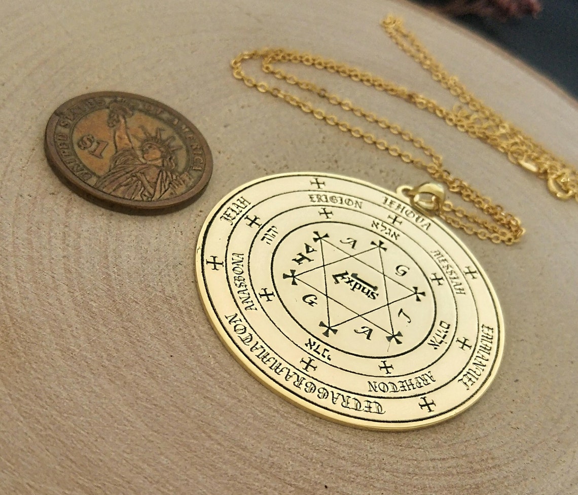 Grand Pentacle of Solomonwitchcraft Talisman - Etsy