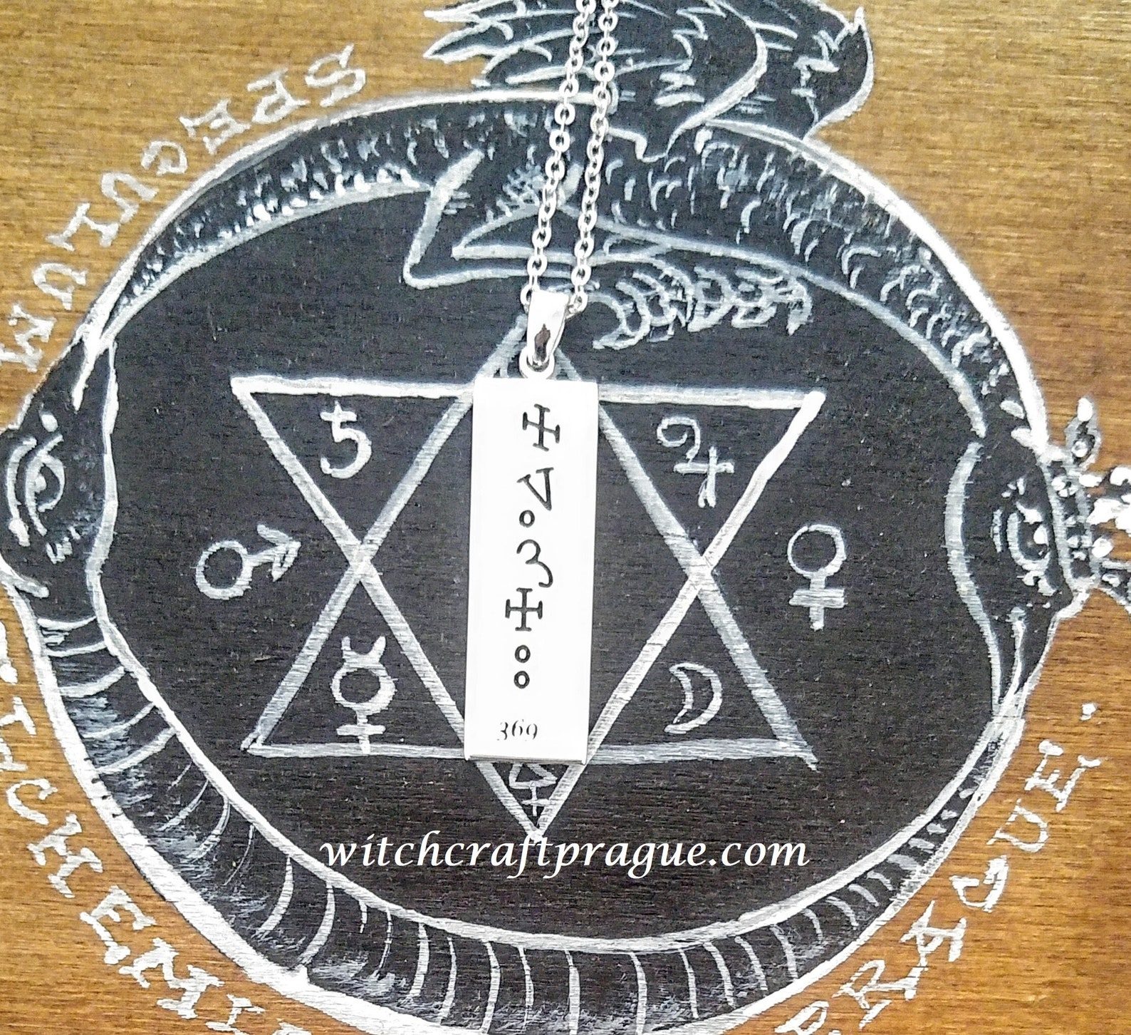 Archangel Gabriel Necklace, Angel Sigil Pendant, Divine Blessing Amulet ...