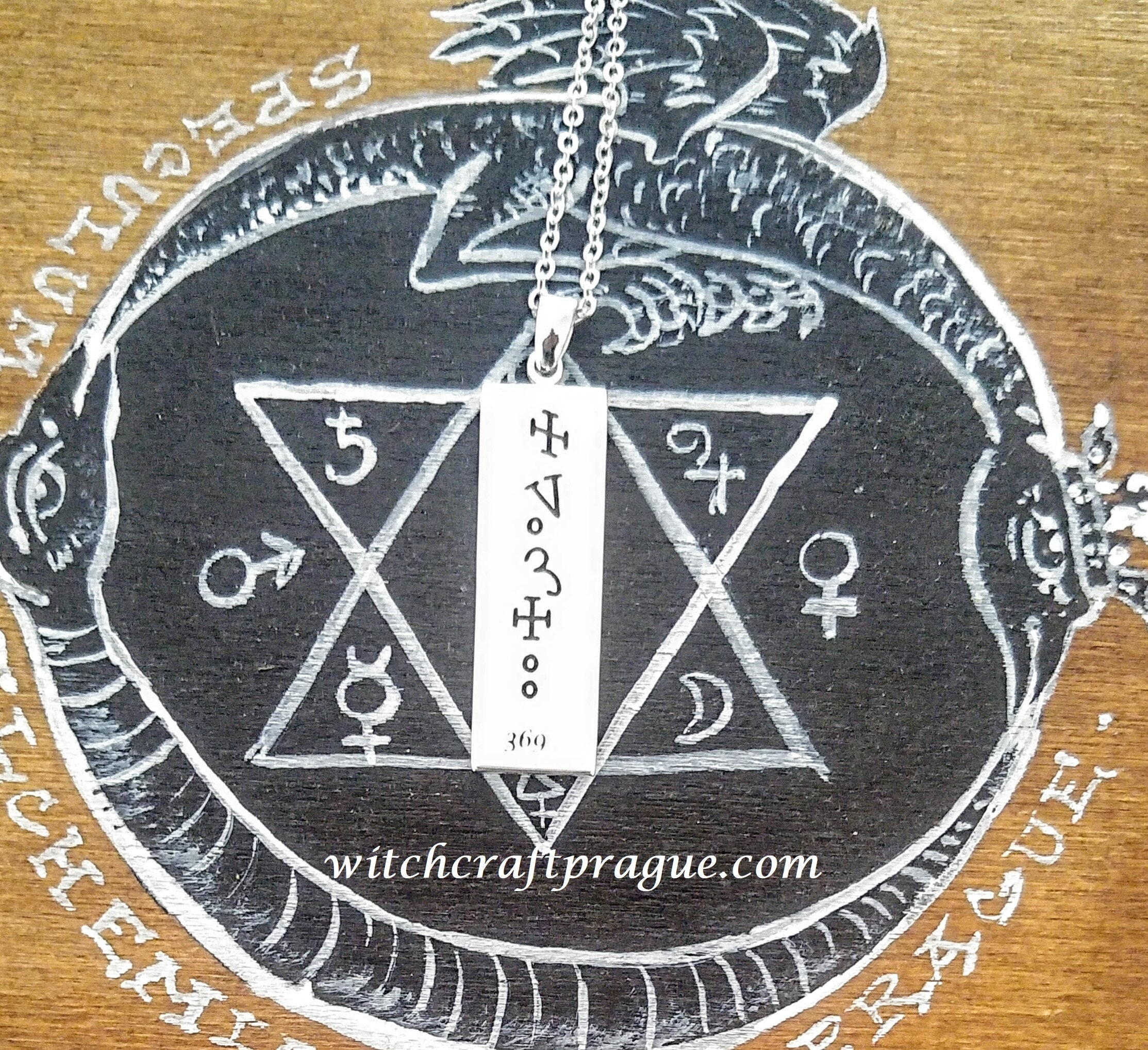 Archangel Gabriel Sigil Necklace Amulet - Etsy