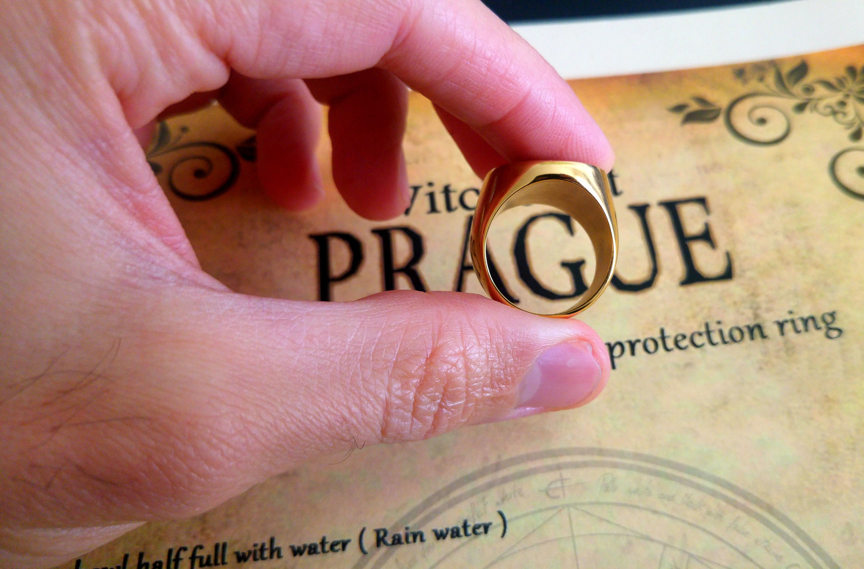 Witchcraft Sigil Ring Amulet Wicca Talisman Alchemy | Etsy