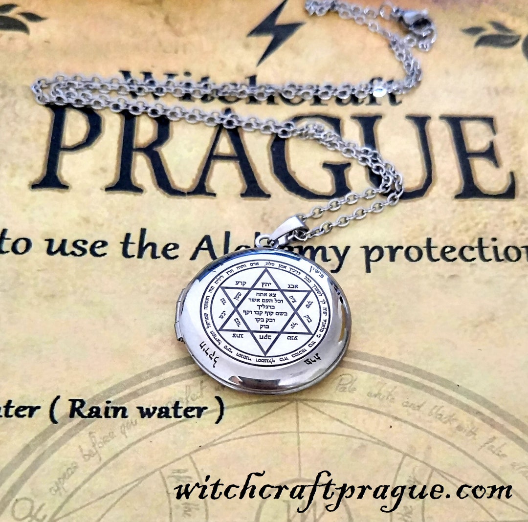 Witchcraft Protection and Love Spell Locket Necklace - Etsy