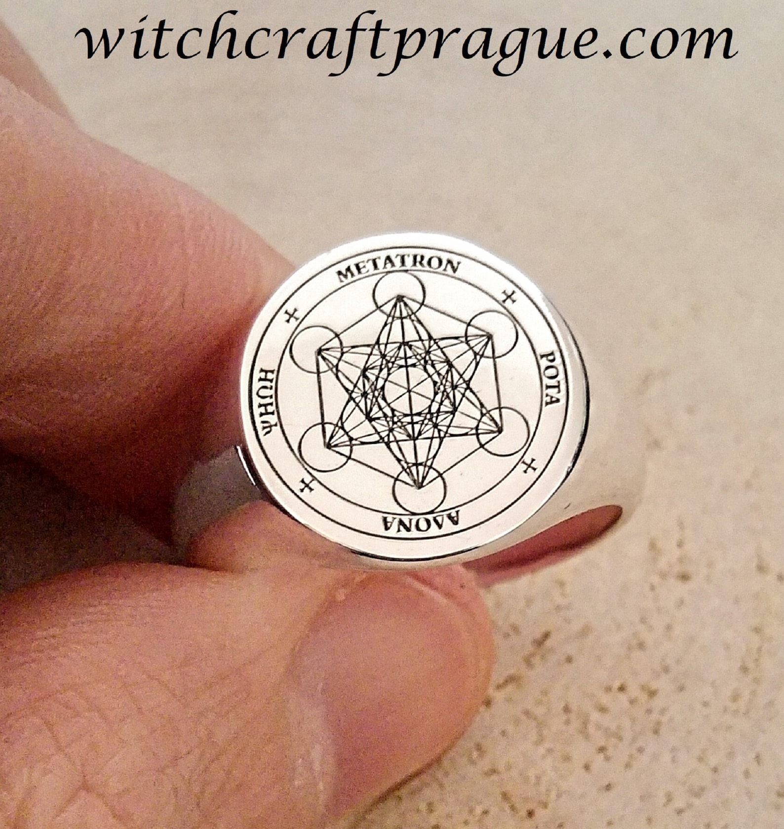 Archangel Metatron Sigil Ring Witchcraft Amulet Alchemy | Etsy