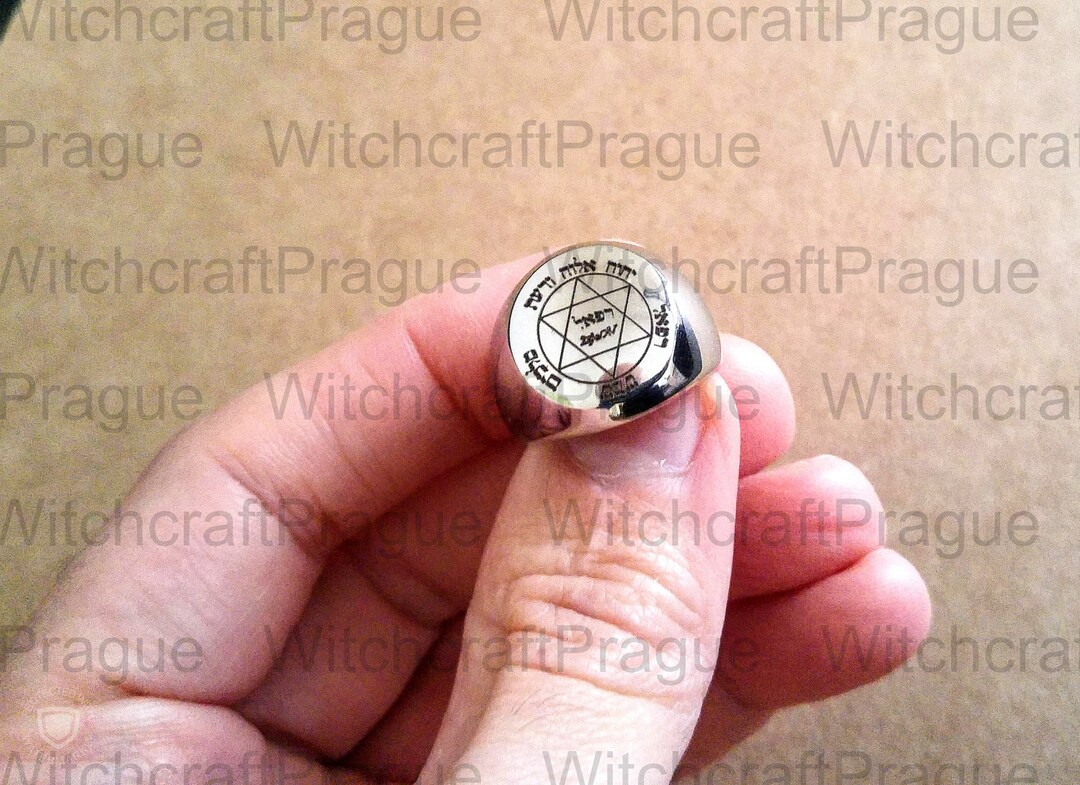 Alchemy Archangel Raphael Sigil Ring Witchcraft Amulet Wicca - Etsy