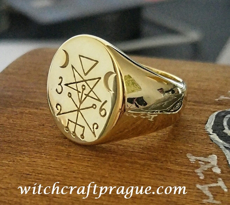 Alchemy Lilith Sigil Ring Goetia Seal Witchcraft Amulet Wicca - Etsy