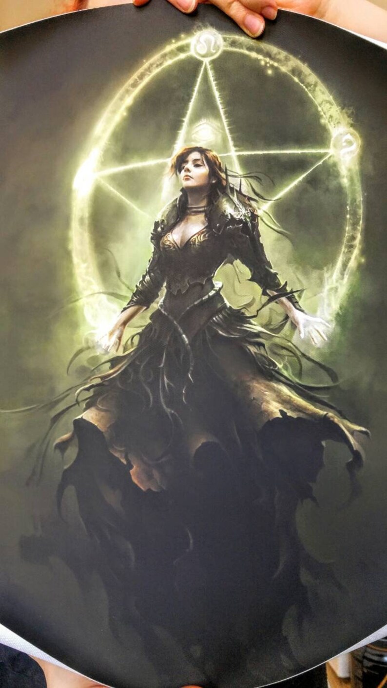 Morgan Le Fay Avalon Fairy Witch Poster King Arthur - Etsy