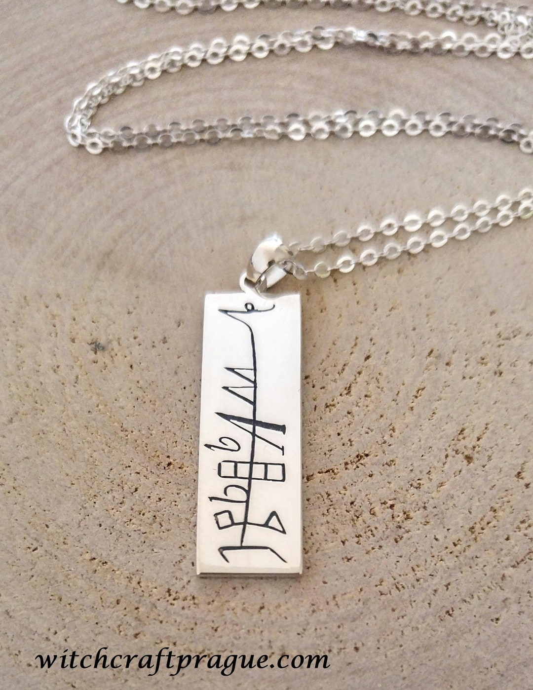 Archangel Gabriel Sigil Necklace, Angelic Protection Amulet Pendant ...