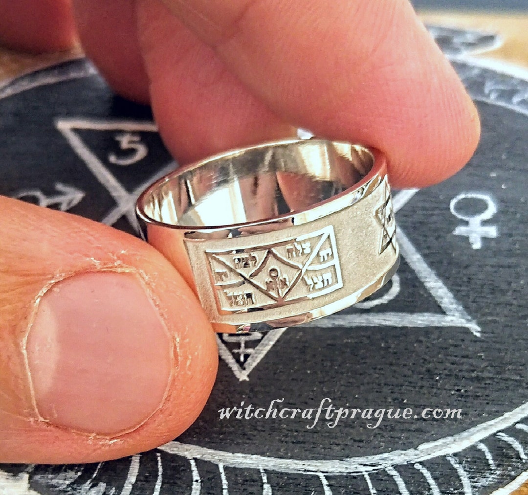 Ring Amulet for Successwitchcraft Talismanarchangel Raziel - Etsy