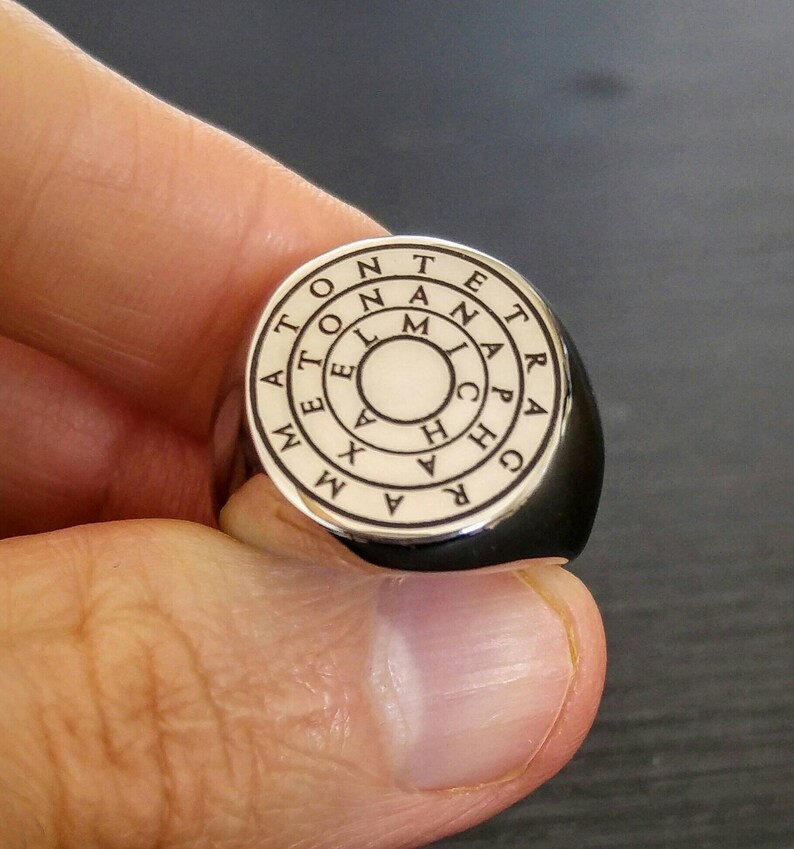 Alchemy Solomon Magic Ring Goetia Amulet Witchcraft Talisman - Etsy