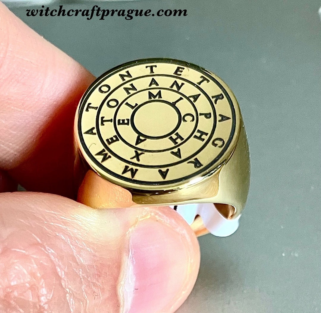 Alchemy Solomon Magic Ring Goetia Amulet Witchcraft Talisman - Etsy