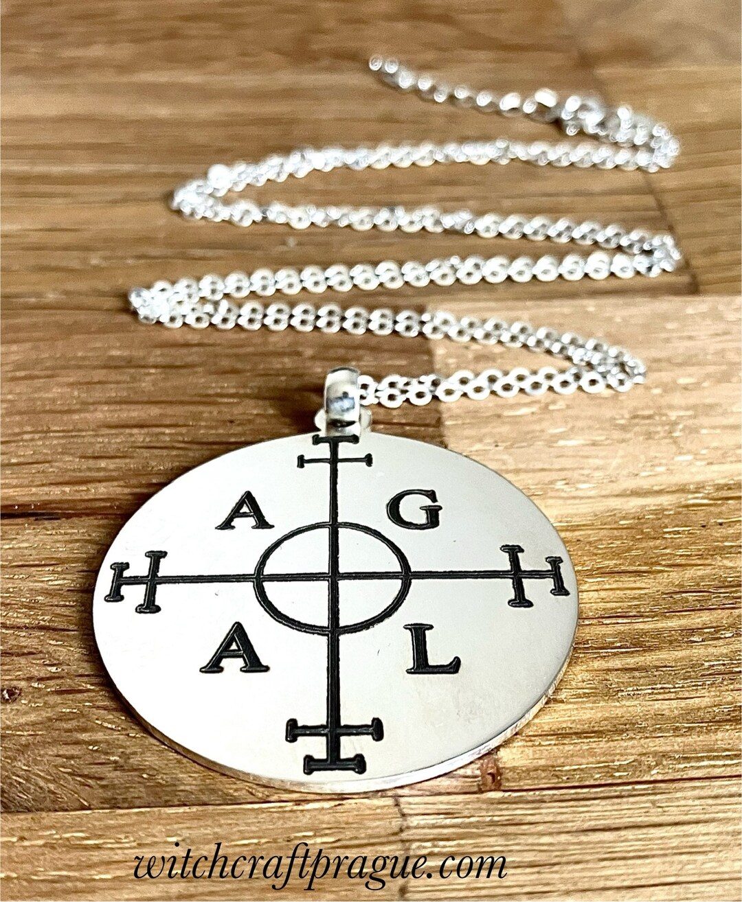 John Dee AGLA Talisman Necklace, Enochian Magic, Angelic Spell - Etsy