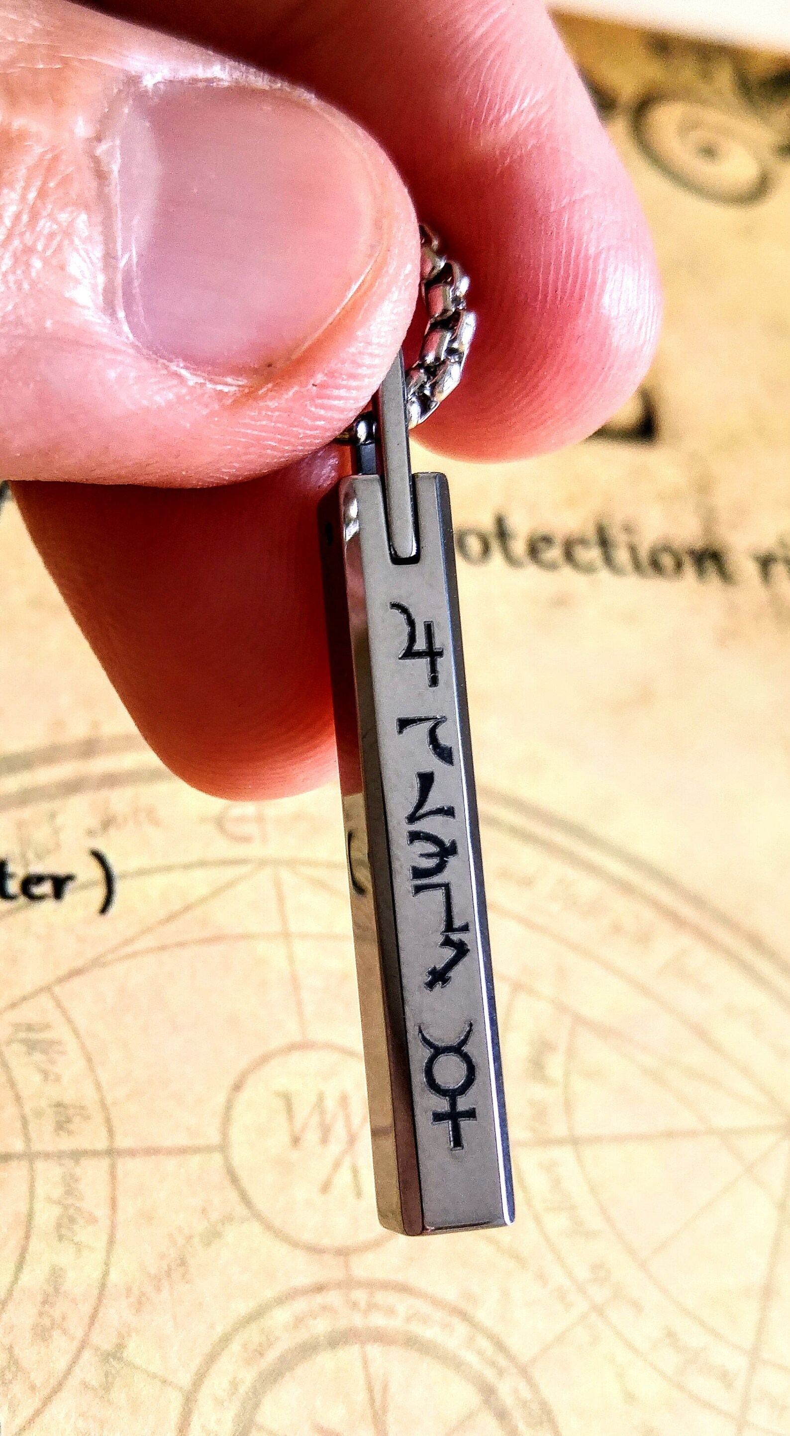 Alchemy Necklace Your Name in the Angels Language Enochian Witchcraft ...