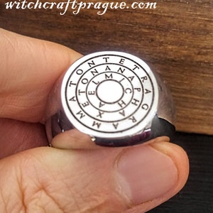 Alchemy Solomon Magic Ring Goetia Amulet Witchcraft Talisman - Etsy