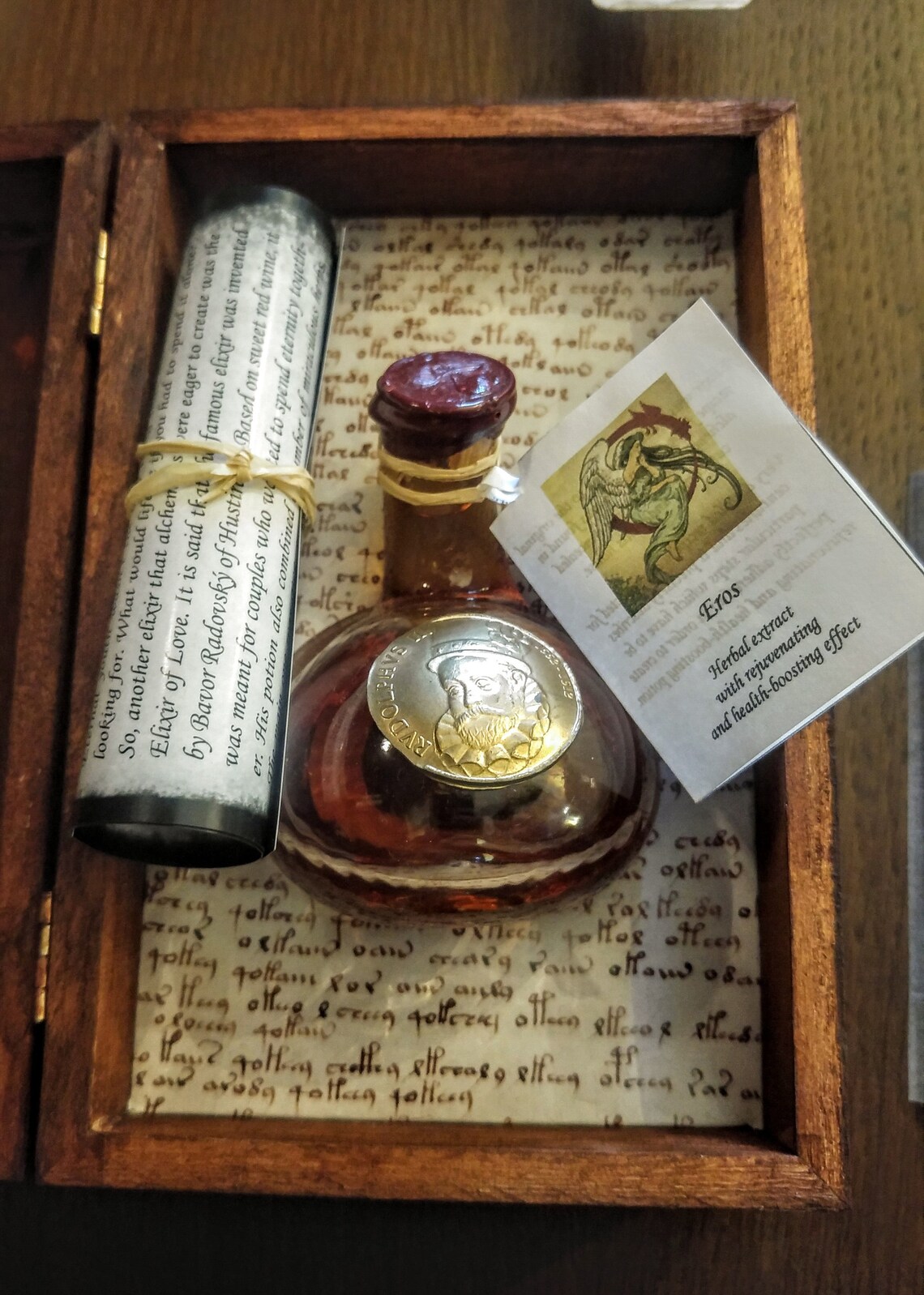 Witchcraft Love Potion Alchemy Elixir Bottle Medieval Magic - Etsy