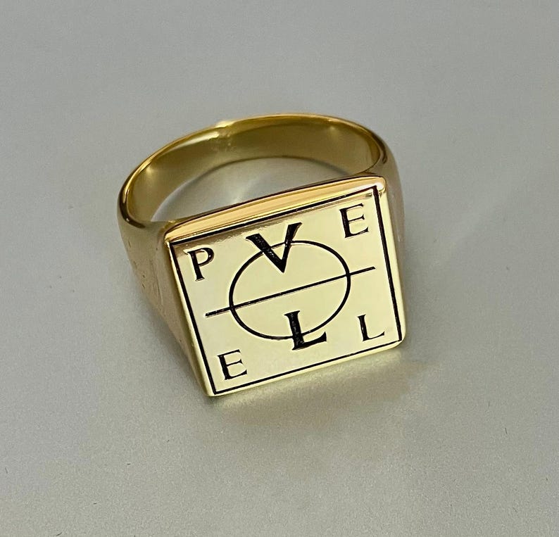 John Dee PELE Ring Enochian Amulet, Witchcraft Talisman, Success Spell ...