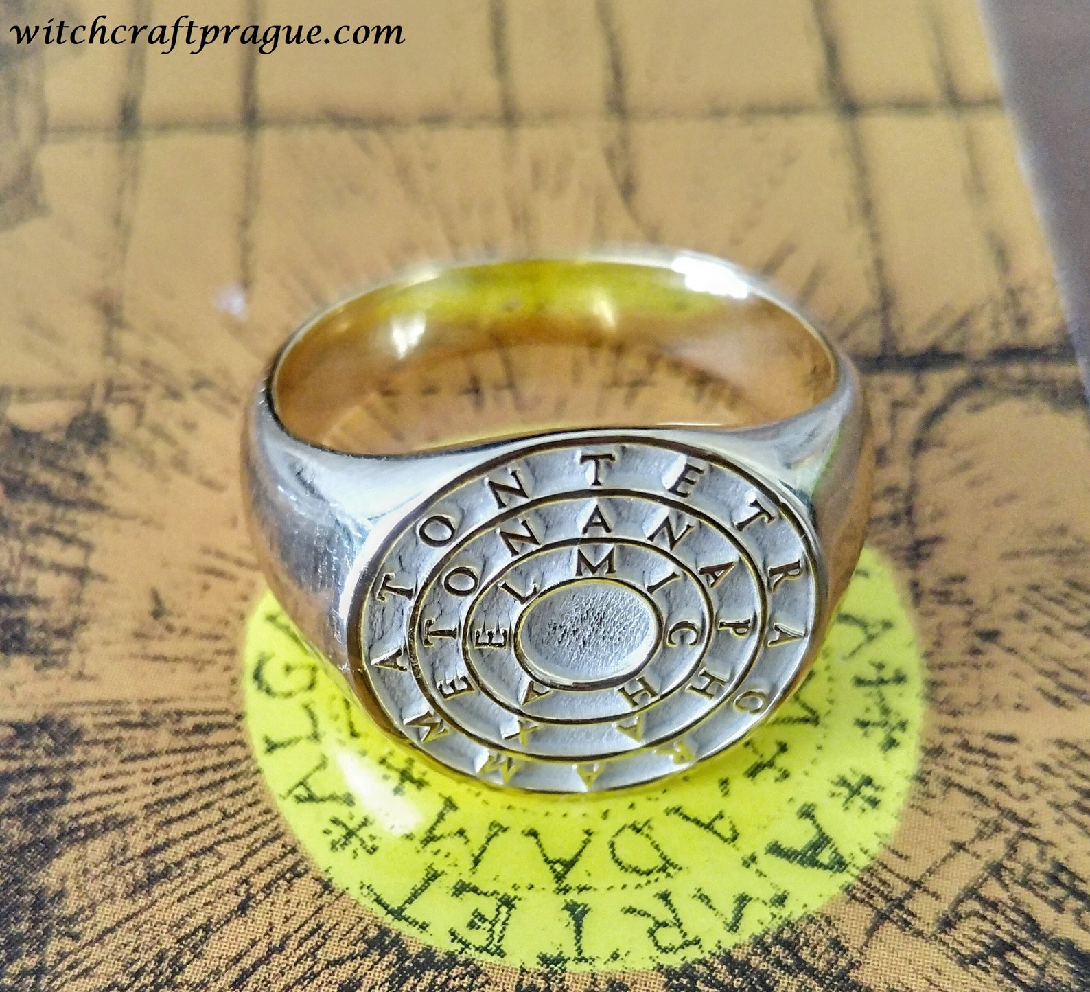 Seal of Solomon Magic Ring Goetia Amulet Witchcraft Talisman for ...