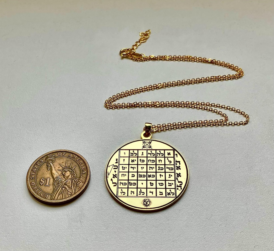 Sun Talisman Necklace, Fortune and Success Amulet, Occult Pendant - Etsy