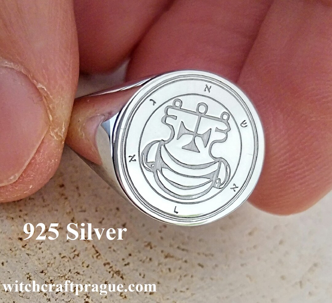 Witchcraft Agares Sigil Ring Goetia Amulet Talisman - Etsy