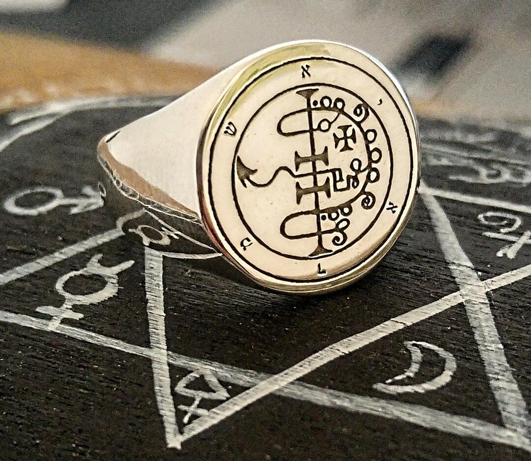 Asmodai Sigil Ring: Demonic Seal Talisman, Occult Jewelry - Etsy