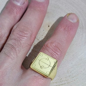 John Dee PELE Ring Enochian Talisman - Etsy