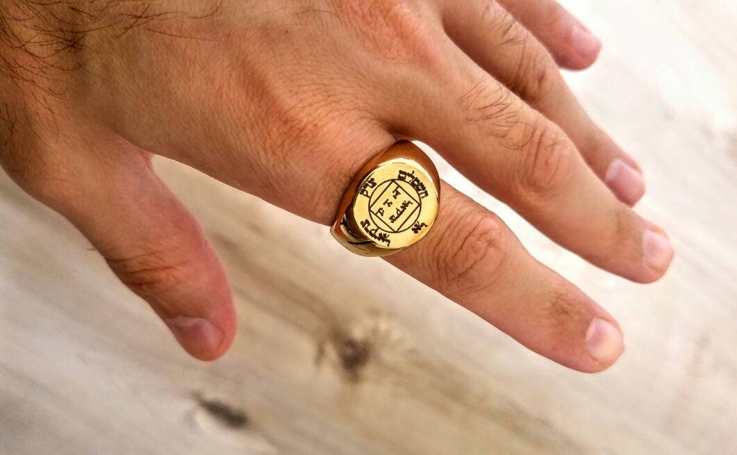 Archangel Zadkiel Sigil Ring Amulet Witchcraft Talisman - Etsy