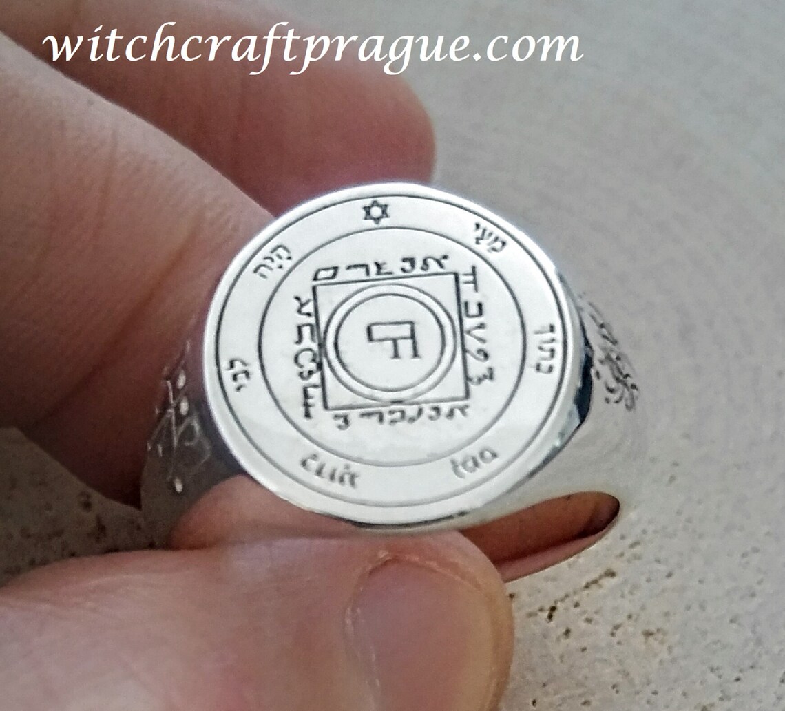 Fifth Pentacle of Venus Ring Seal of Solomon Witchcraft | Etsy