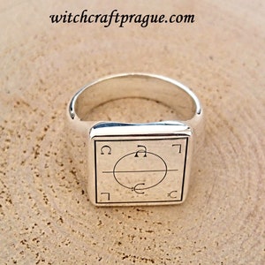 John Dee PELE Ring, Enochian Talisman, Angelic Amulet - Etsy