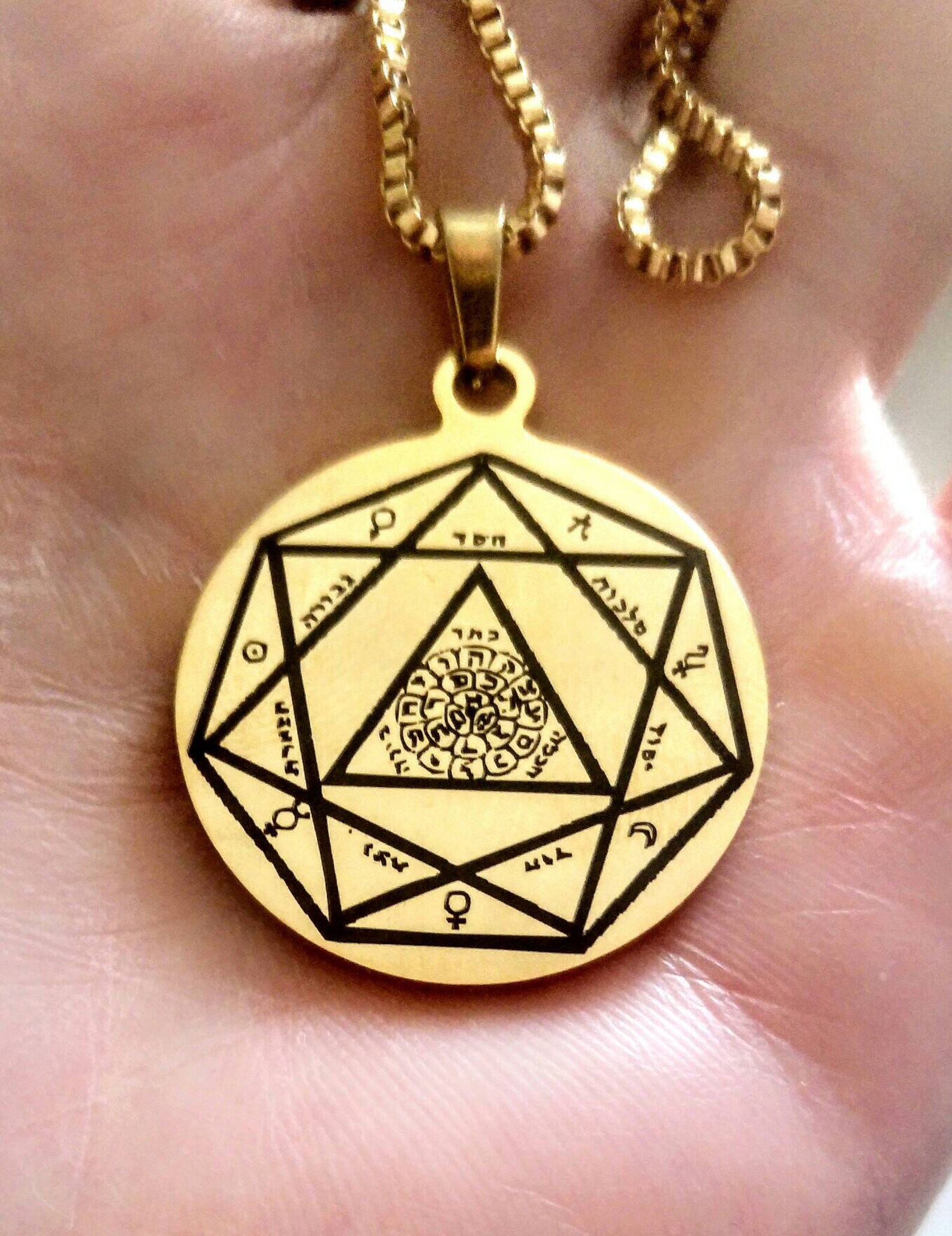 Alchemy Wisdom Necklace Amulet Witchcraft Talisman Wicca | Etsy