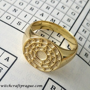 Seal of Solomon Magic Ring Goetia Amulet Witchcraft Talisman for ...