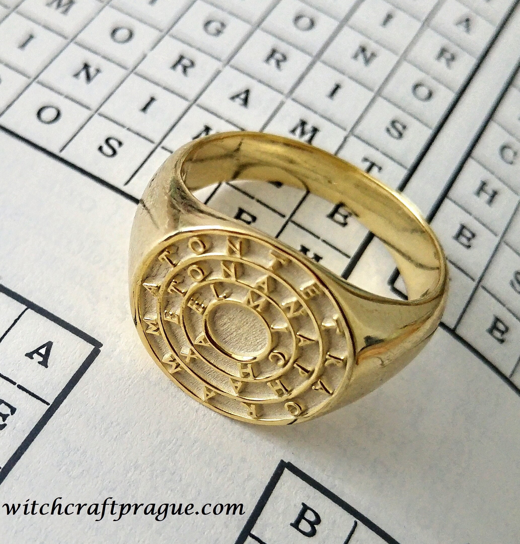 Seal of Solomon Magic Ring Goetia Amulet Witchcraft Talisman for ...