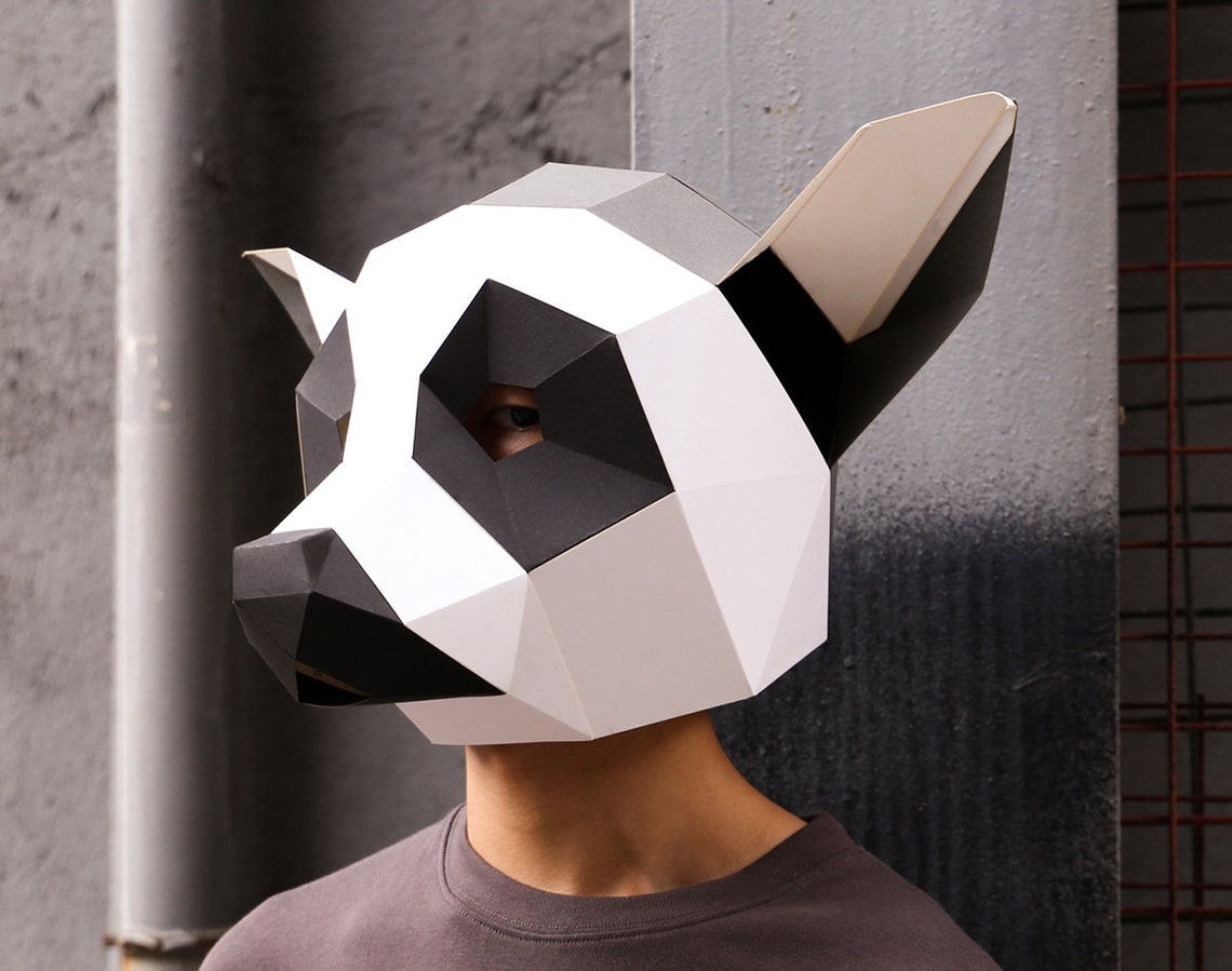 Ring tailed lemur mask diy monkey maskDIY Printable Mask | Etsy