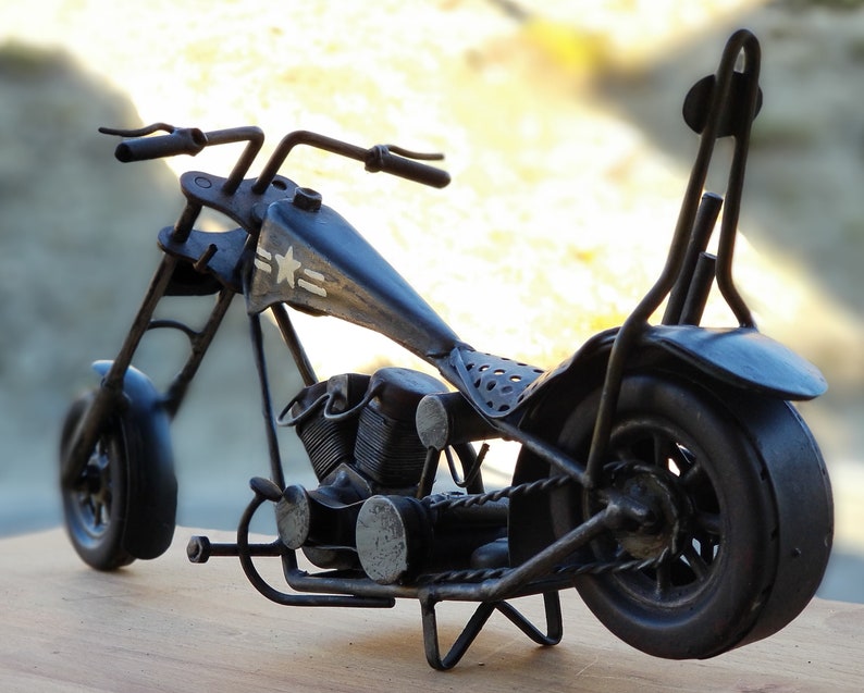 Collectible Easy Rider Model Motorcycle, Model Bike Hand Made, Hand ...