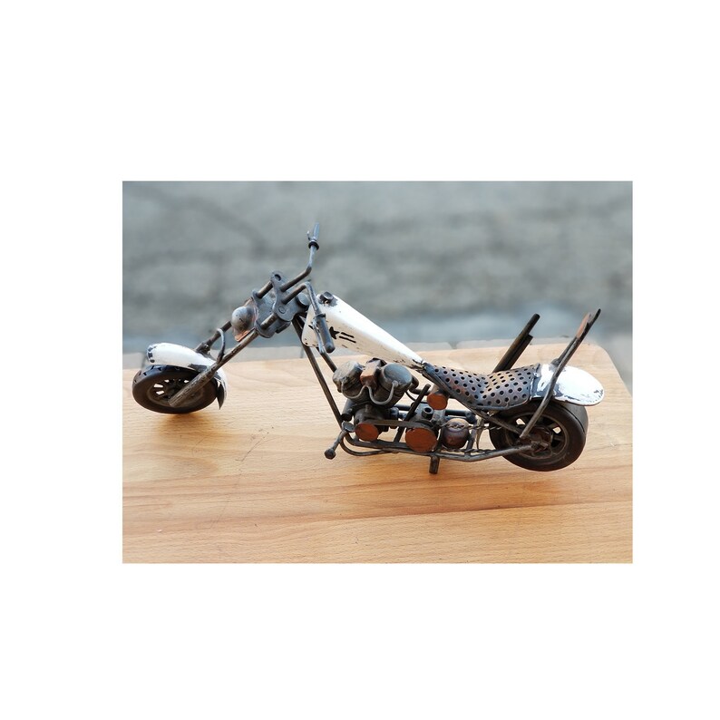Collectible Easy Rider Model Motorcycle, Model Metal Scuplture, Gift ...